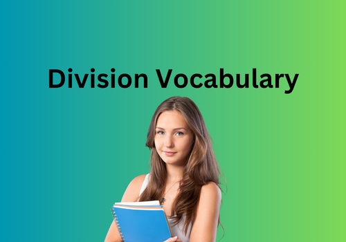 Math Division Vocabulary